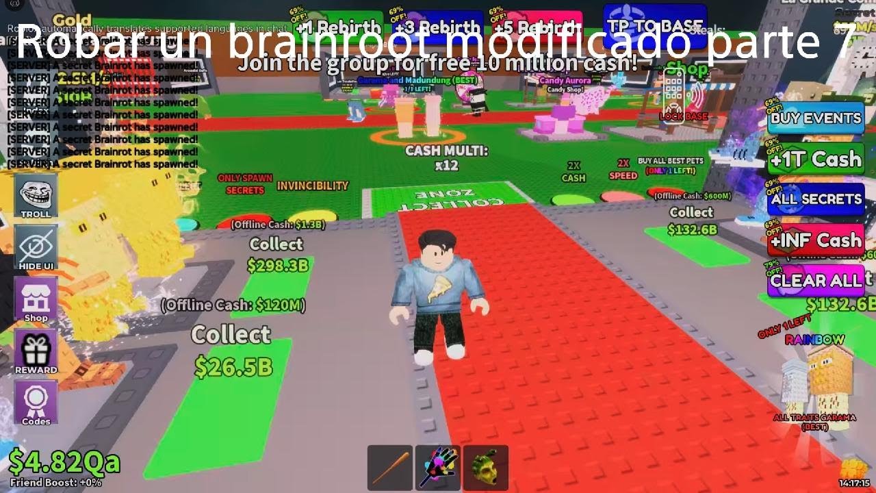 Robar un brainroot modificado parte 7 #roblox - YouTube