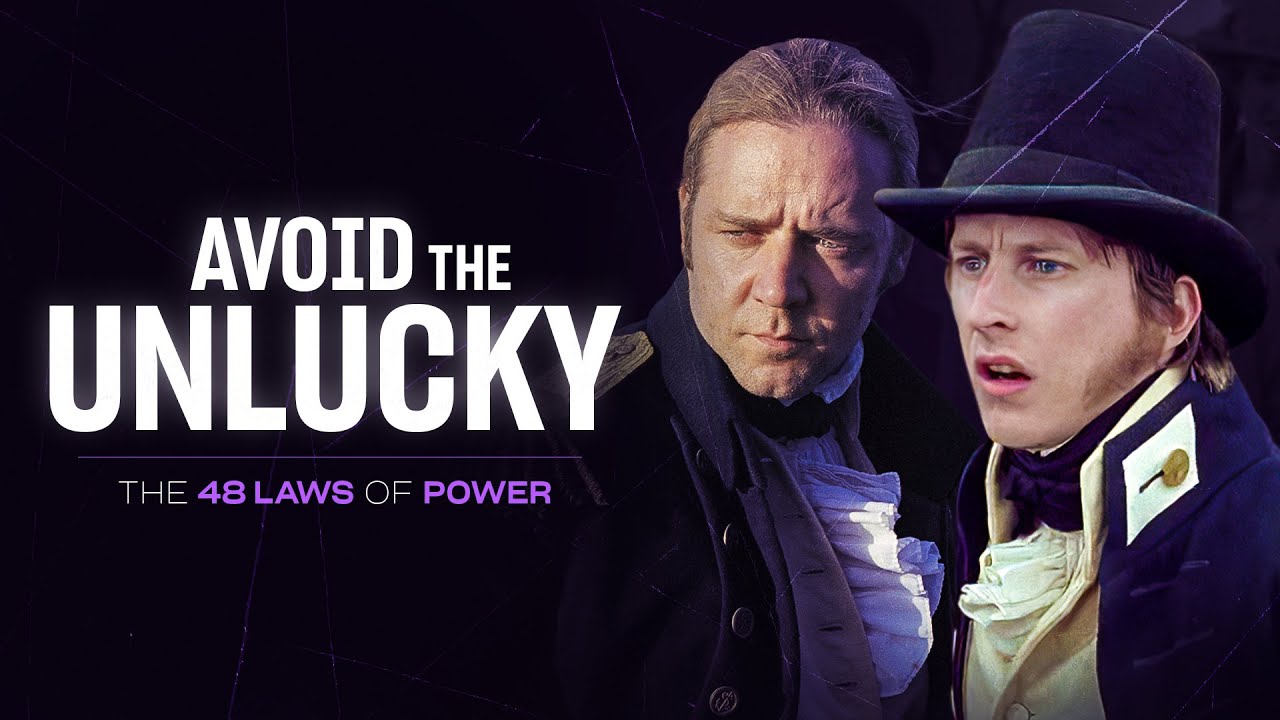 Avoid the Unhappy and Unlucky: The 48 Laws of Power [Law 10] - YouTube