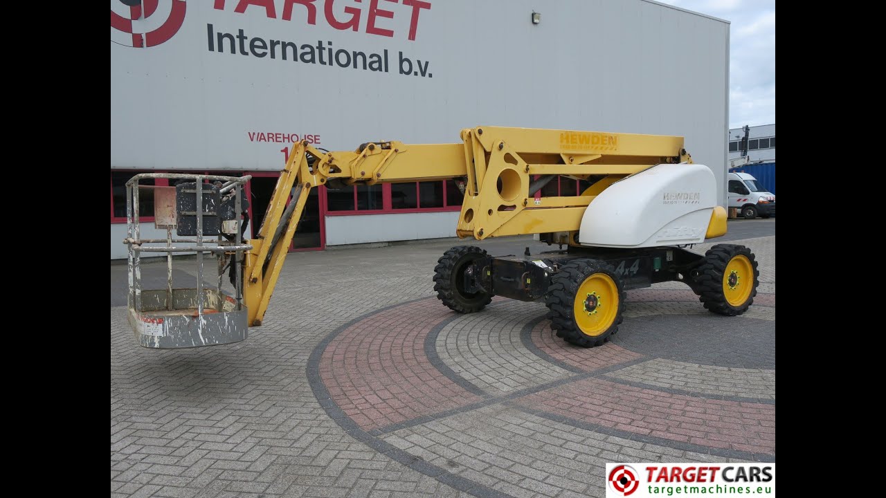 775686 NIFTYLIFT HR21D 4x4 ARTICULATED DIESEL BOOM WORK LIFT W/JIB ...