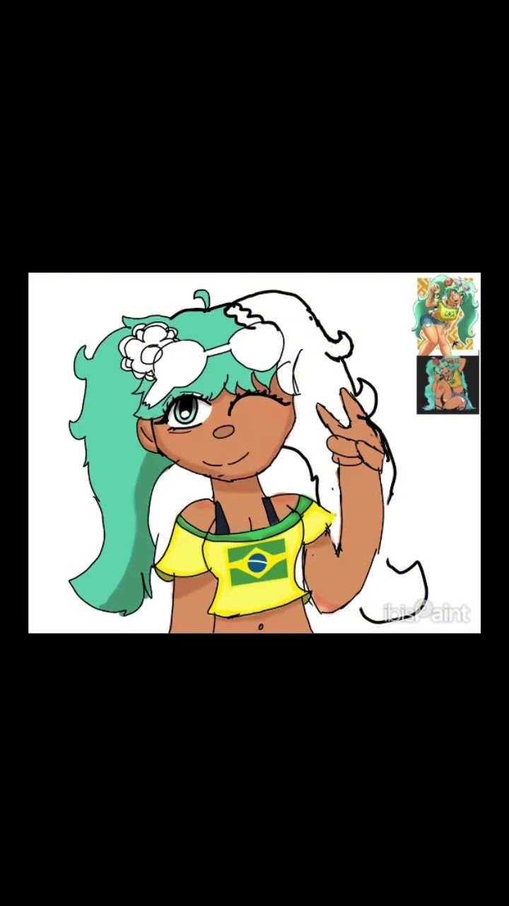 Brazilian Miku speed draw - YouTube