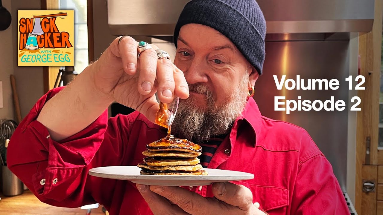 Snack Hacker with George Egg - Porridge Pancakes - YouTube