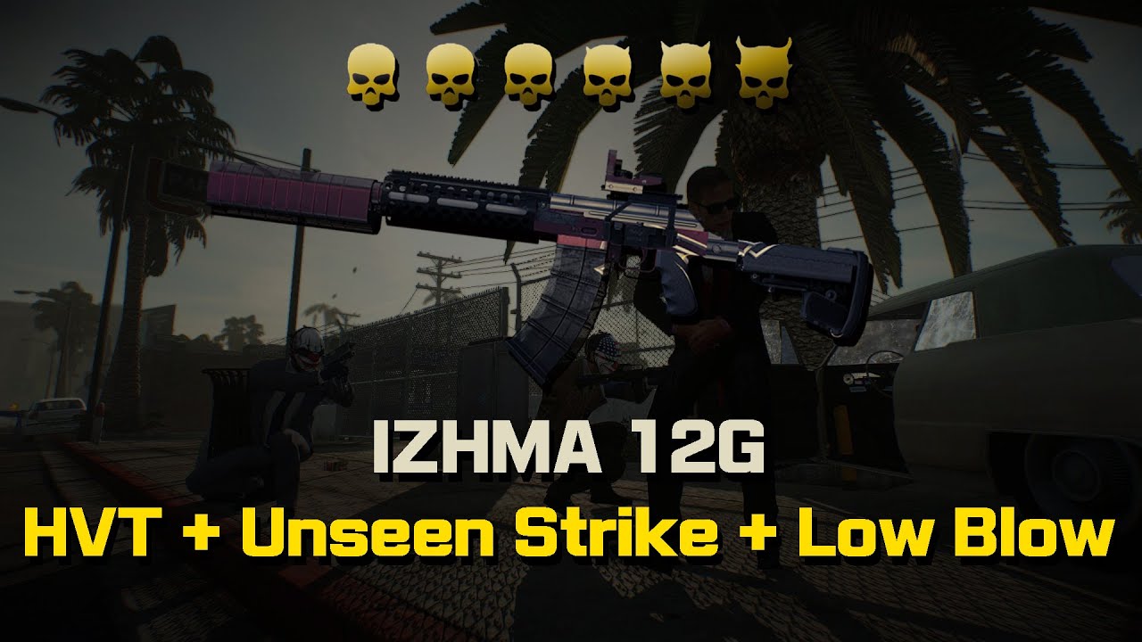 Payday 2 - Deathsentence Izhma 12G Build (TEST) - YouTube
