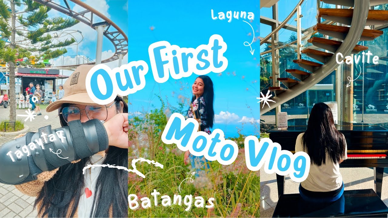 FIRST MOTOVLOG • ride gala at Cavite - Skyranch Tagaytay - Nuvali ...