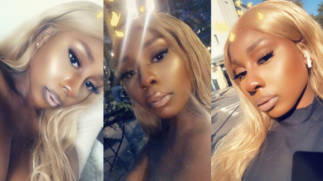 Easy Ash Blonde on Darkskin For Beginners ! | AliGrace Hair ♡ - YouTube