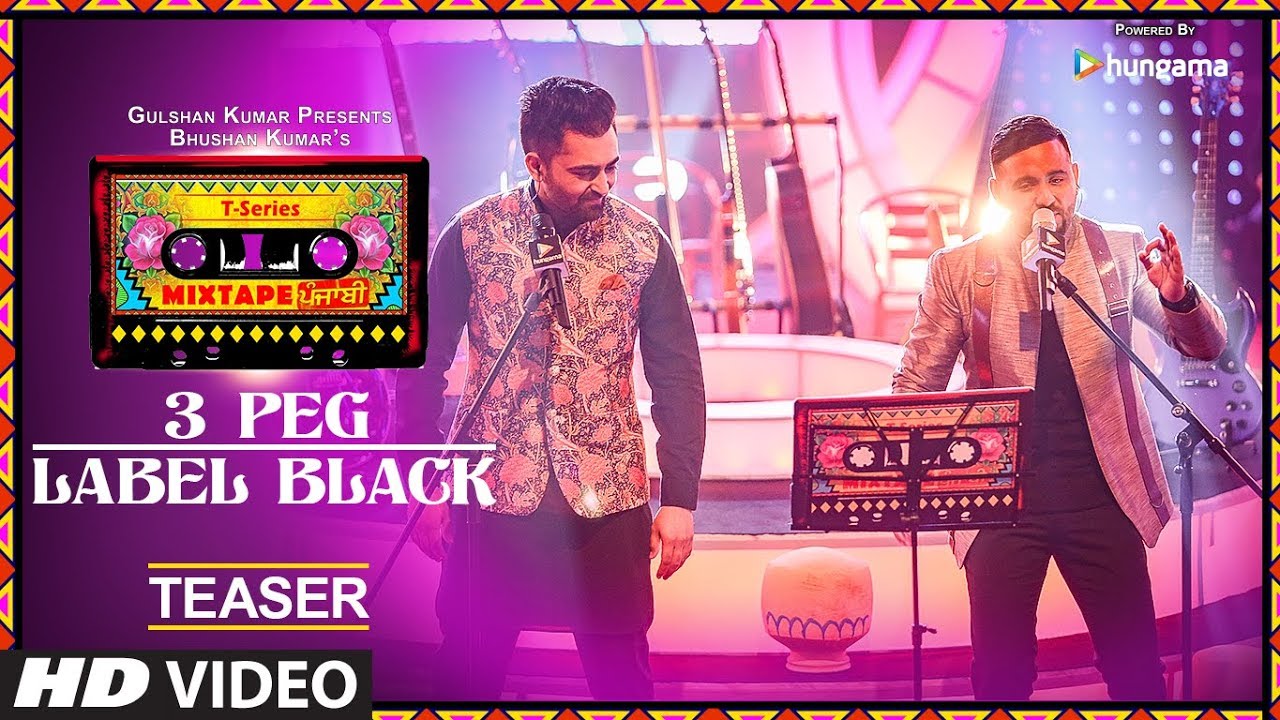 T-Series Mixtape Punjabi: 3 Peg/Label Black (Teaser) | Sharry Mann ...