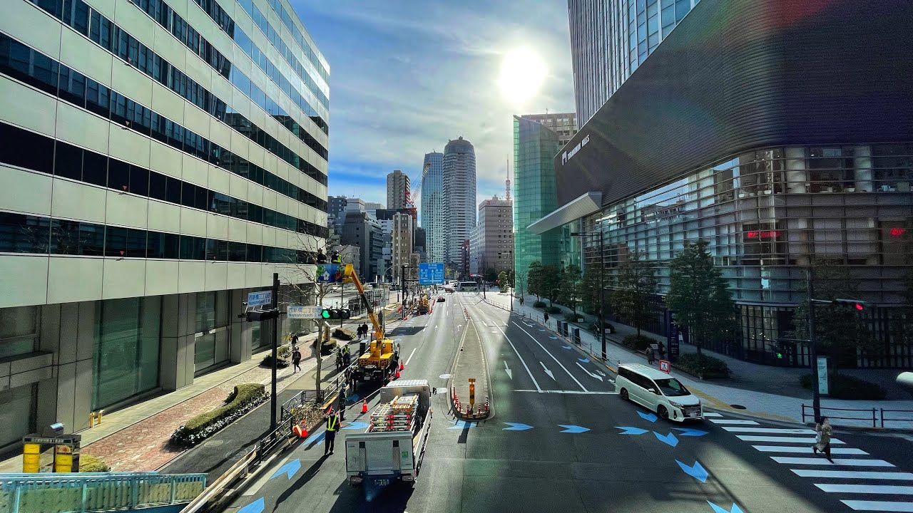 Live Tokyo Metro Hibiya Line Walk Pt.4 - Hibiya to Naka-Meguro - YouTube