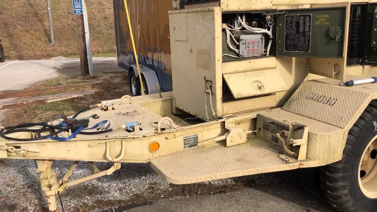 MEP-805A military diesel generator. Will it run after sitting for years ...