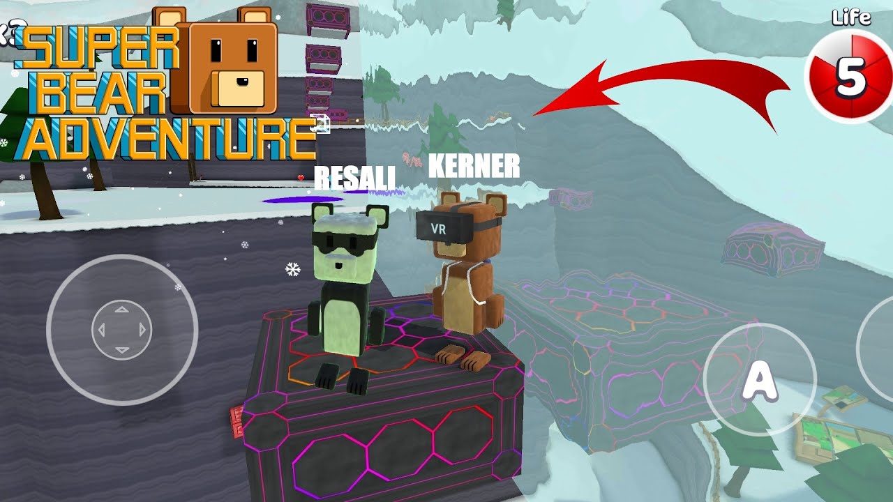 MULTIPLAYER 6!? in Super Bear Adventure gameplay walkthrough!!!! - YouTube