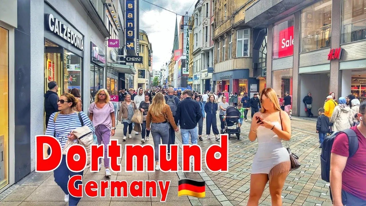 Dortmund,Germany/Walking tour in Dortmund city in Germany 4K HDR - YouTube