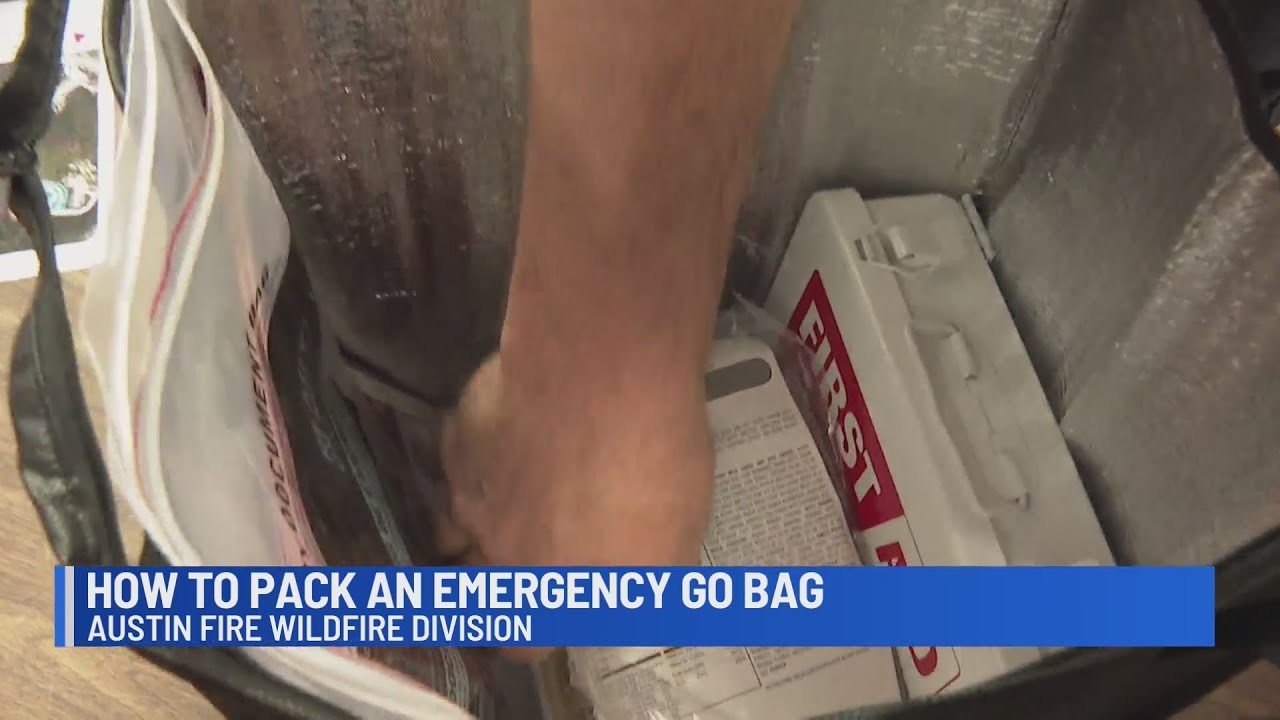 What to pack in your emergency go-bag - YouTube