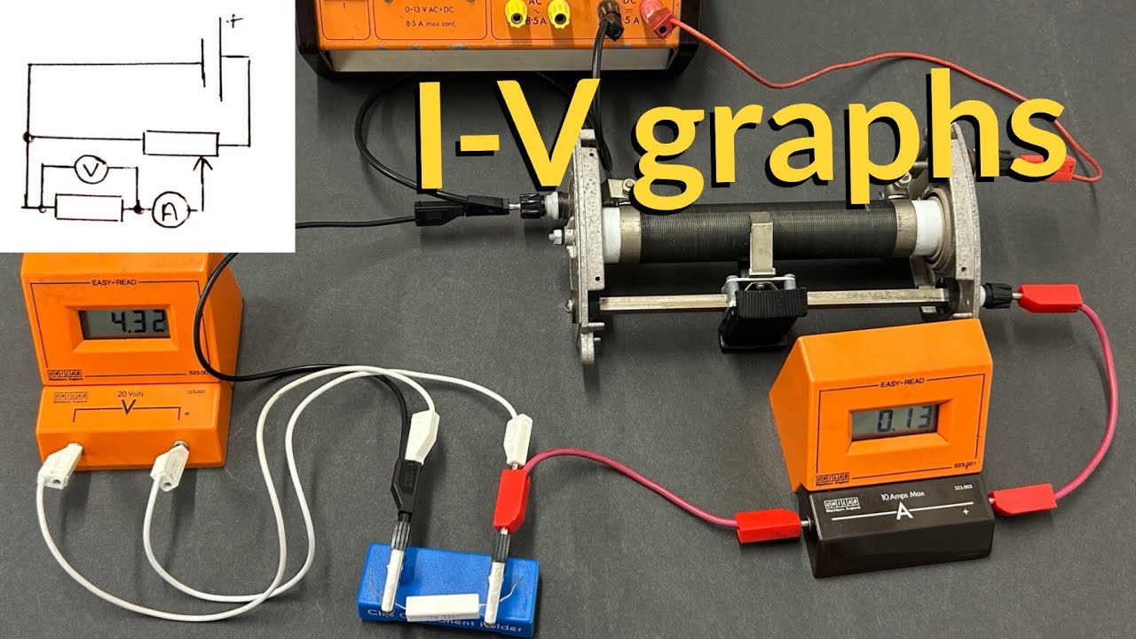 The best circuit for A-Level Physics I-V graphs - YouTube