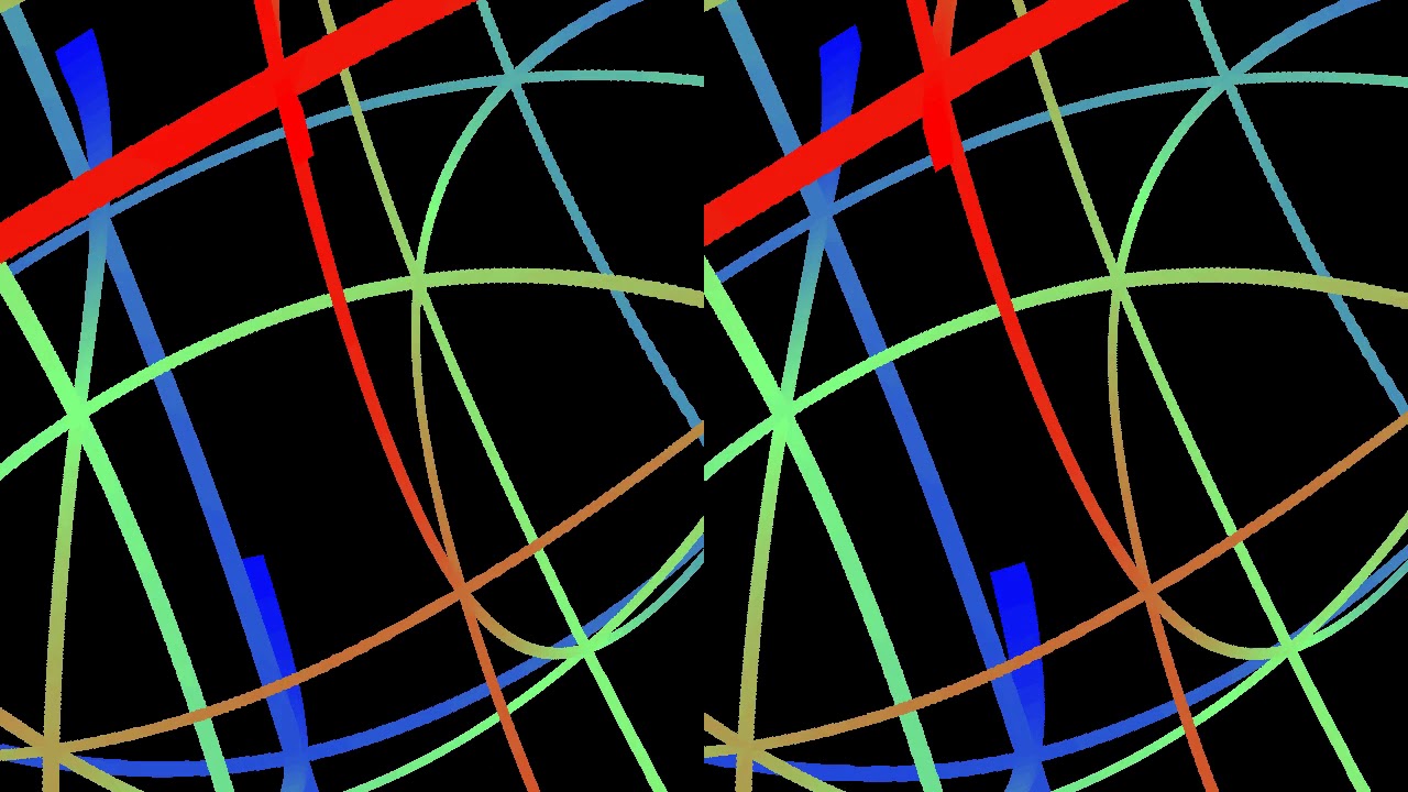 Inside the hypersphere-2-3d. Fourth dimension. Movement in four ...