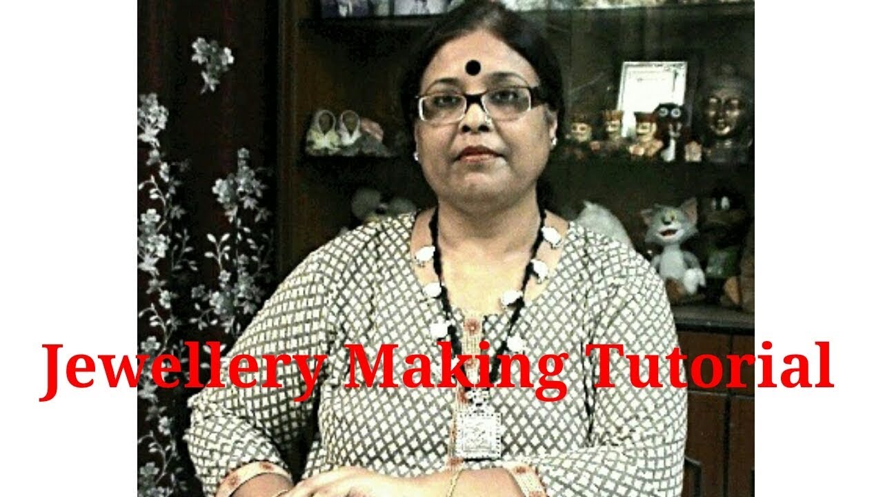 Jewellery Making Tutorial ( Necklace Making ) Part - 9 / Debjani Creations Tutorial - YouTube