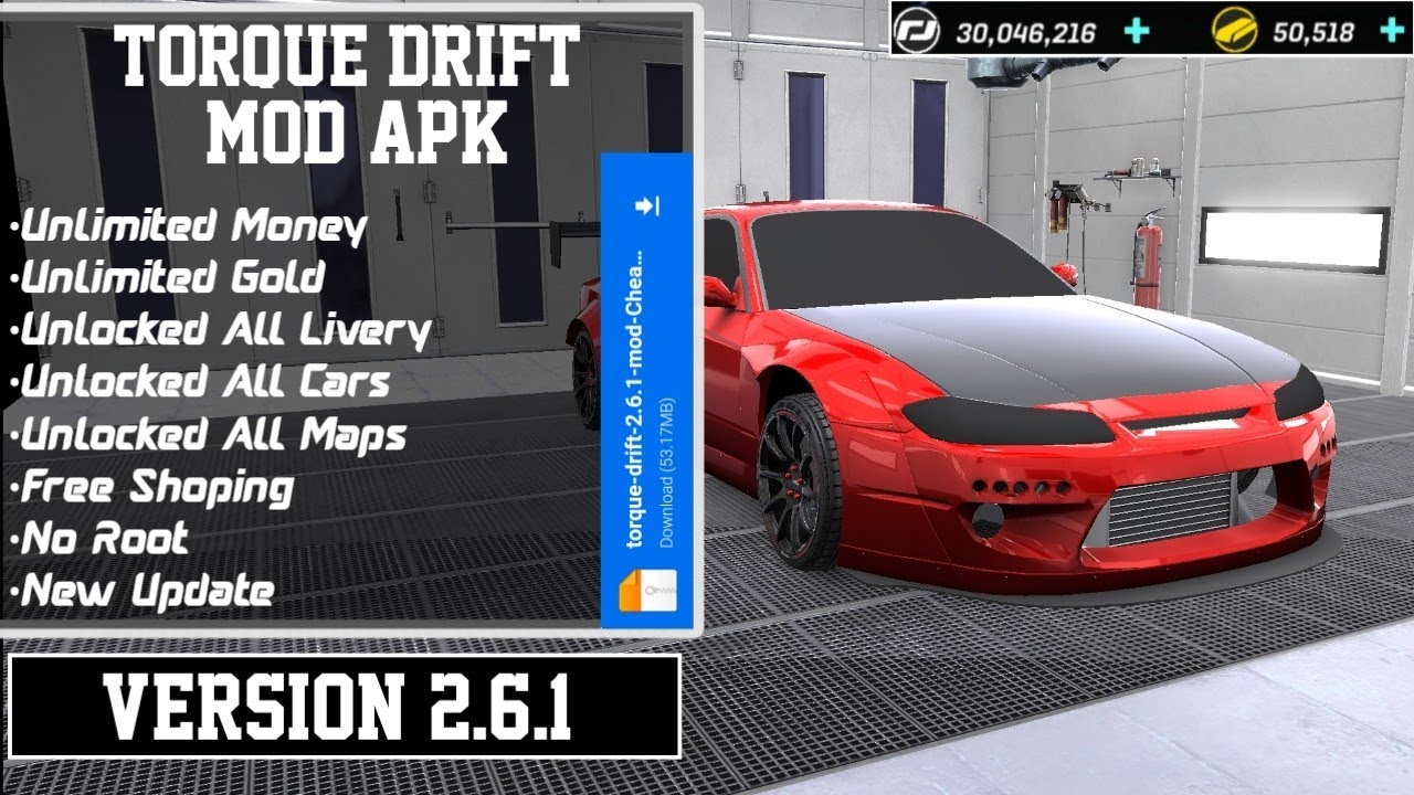 Torque Drift Mod Apk New 2021 V2.6.1 - Unlimited Money & Gold - YouTube