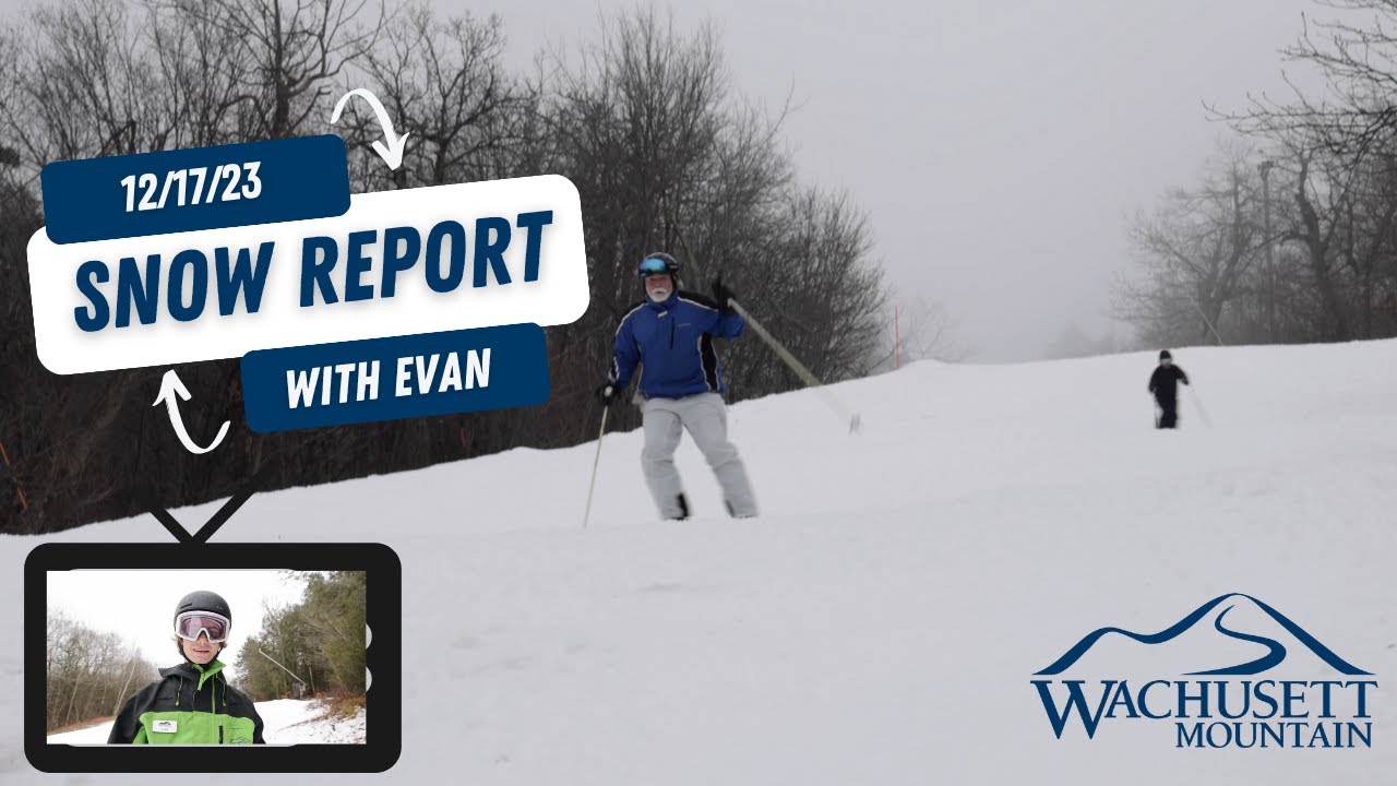Sunday, December 17th Snow Report - YouTube