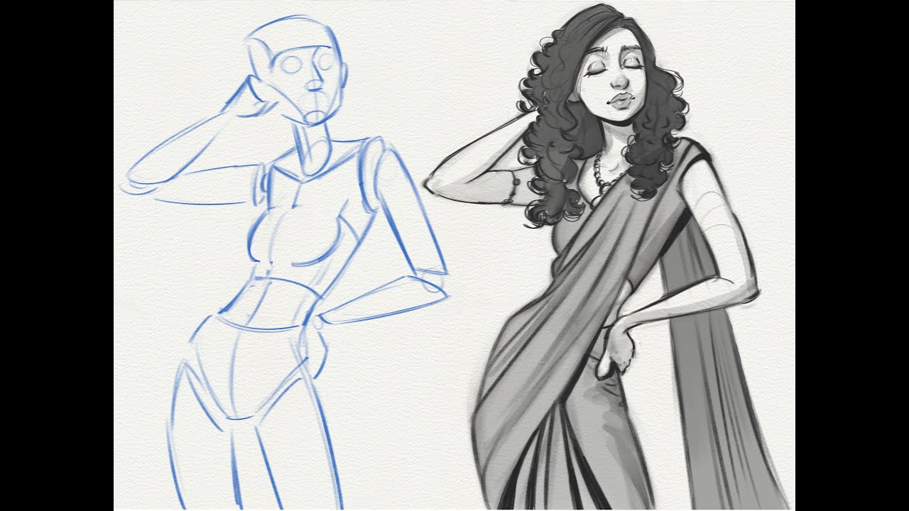 Stylized Character Study | Figure Drawing for Beginners - YouTube
