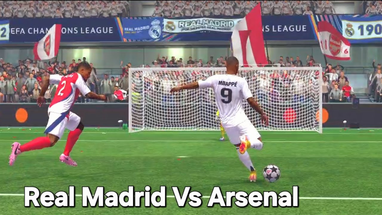Beating Arsenal 3-0 in a champions league match with Real Madrid (FC ...