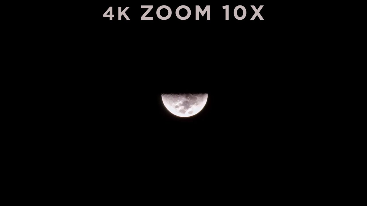 4K ZOOM 10X | S23 ULTRA | HALF MOON 2 - YouTube