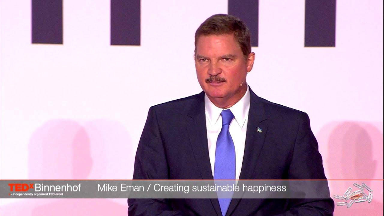 Creating sustainable happiness: Mike Eman at TEDxBinnenhof 2014 - YouTube