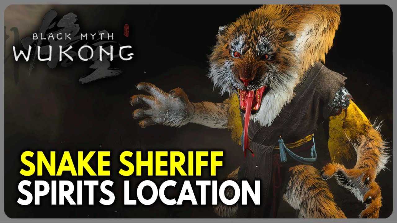 Snake Sheriff Spirits Location - Chapter 4 | Black Myth Wukong - YouTube