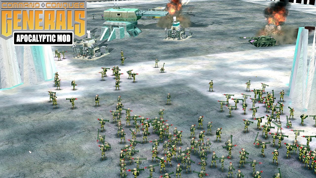 GLA ARMY VS USA SUPER DEFENSE - C&C Generals Zero Hour APOCALYPTIC 2.2 ...