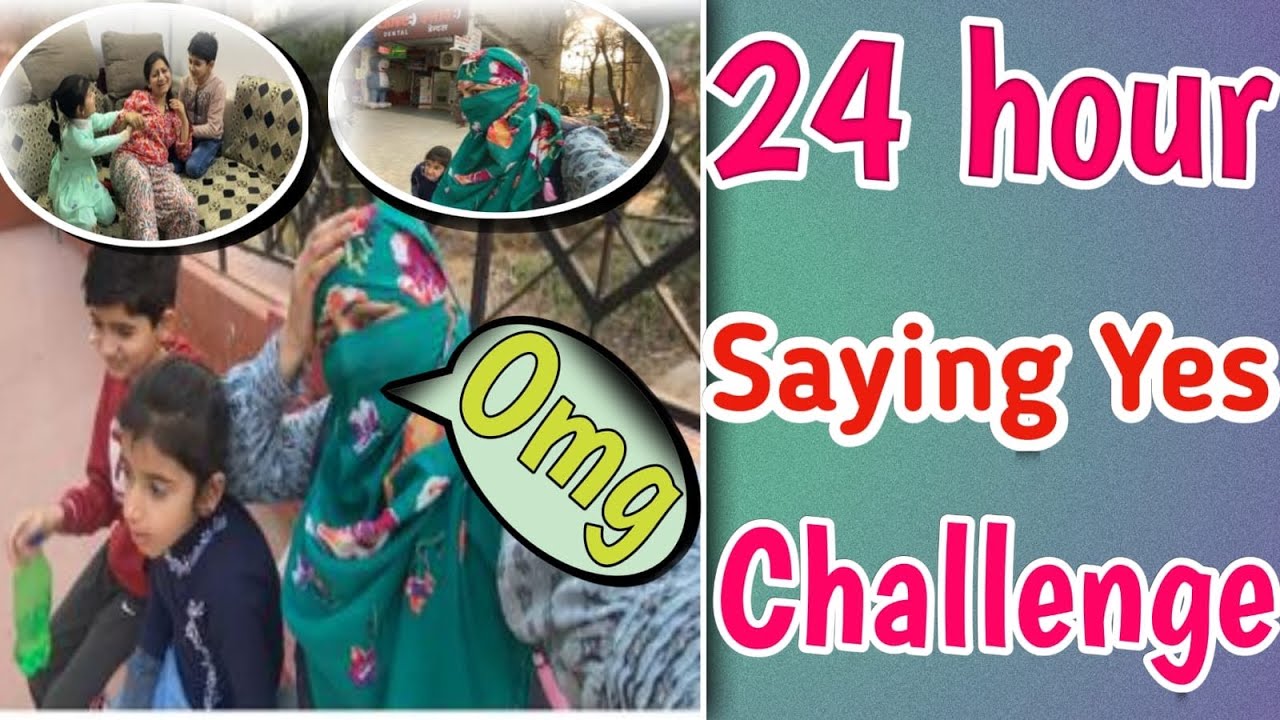 Vlog445 Saying ‘Yes’ Challenge For 24 Hours 🤪 - YouTube