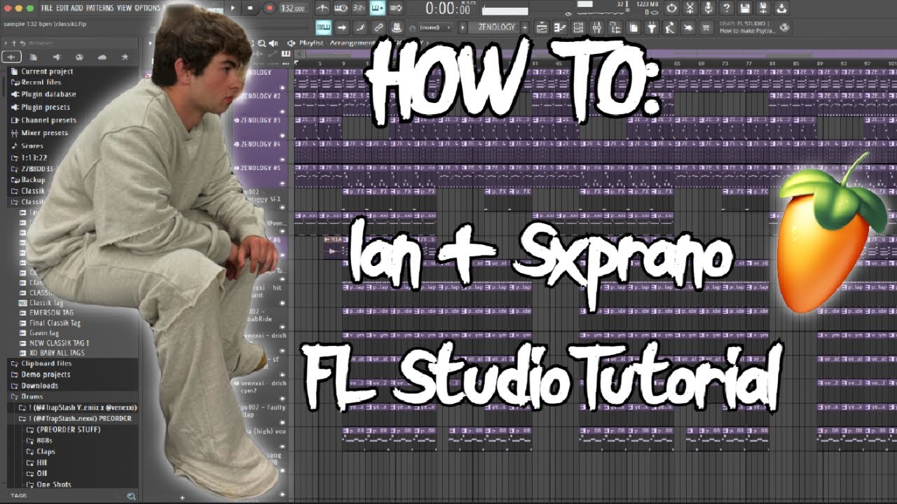 How To Make HARD GLO Type Beats For IAN Like SXPRANO | FL Studio ...