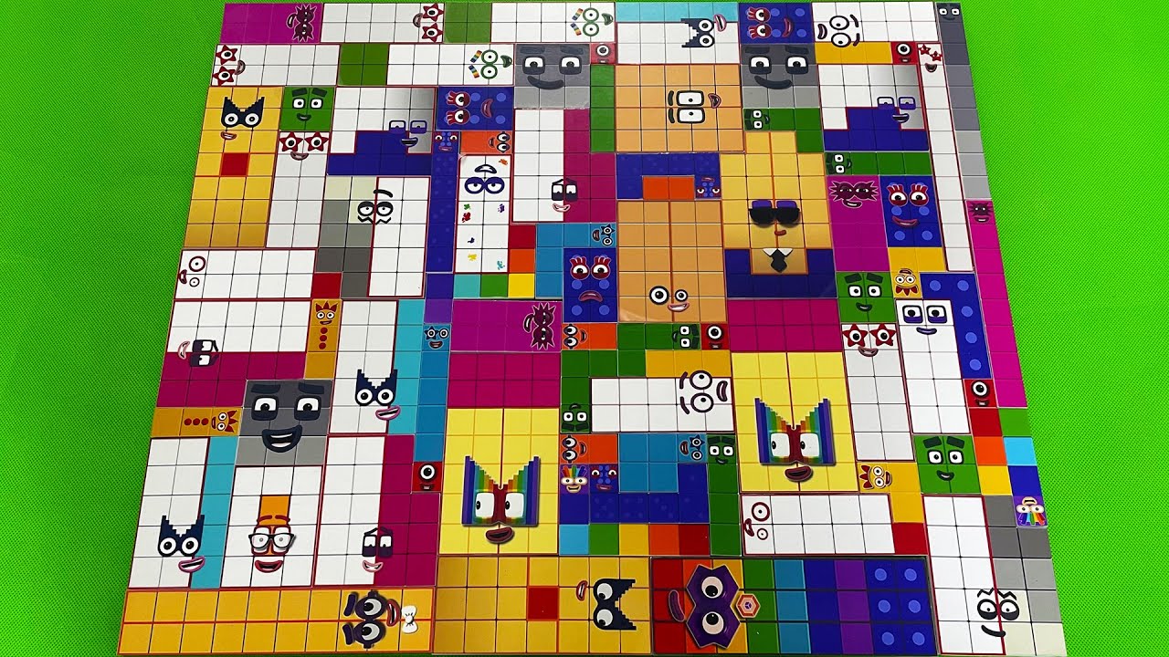 DIY NUMBERBLOCKS PUZZLE Tetris Create Super Numberblock 800 - YouTube