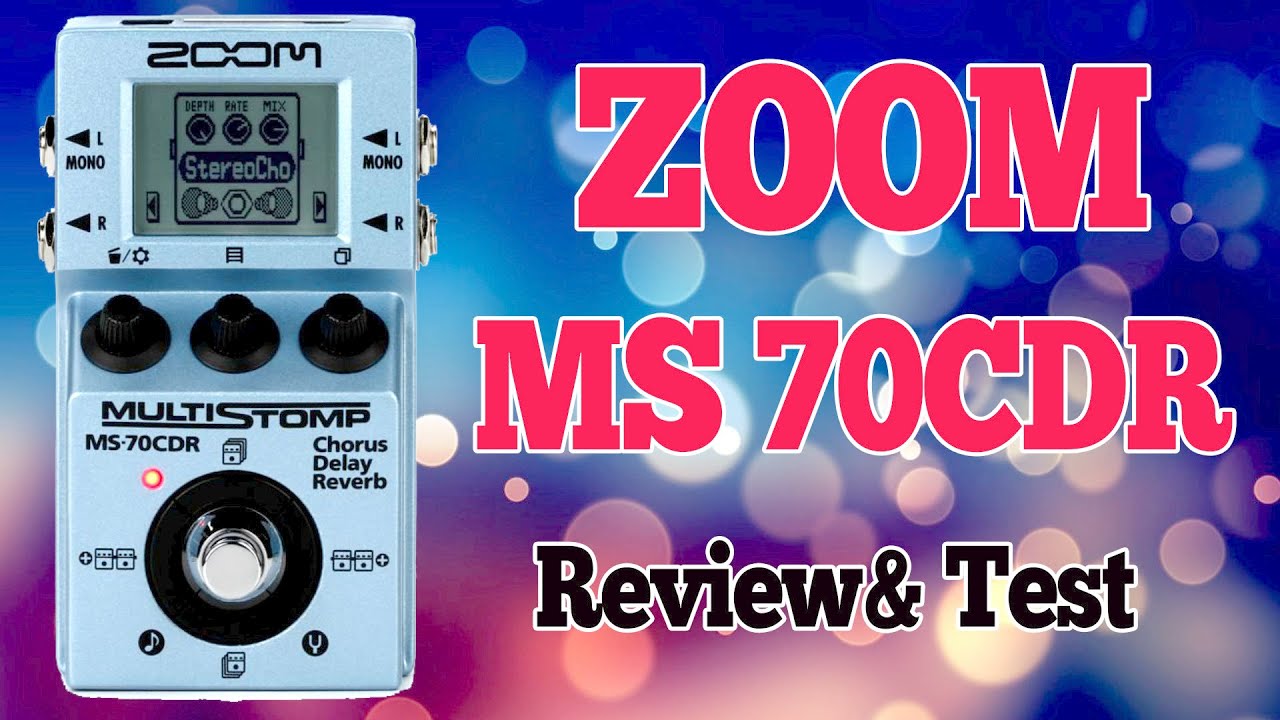 #audio Zoom MS 70 CDR #live test - YouTube