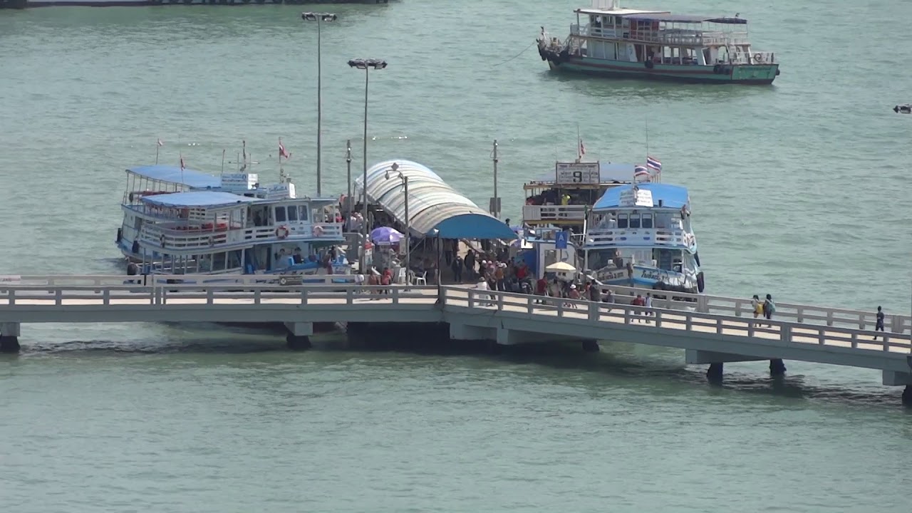 The View of Bali Hai Pier in Pattaya - YouTube