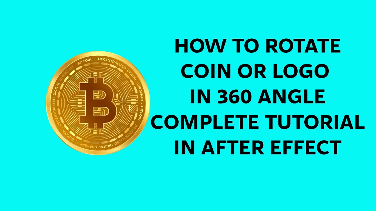How to rotate coin in 3D, Coin rotation in 360 angle in after effect ...