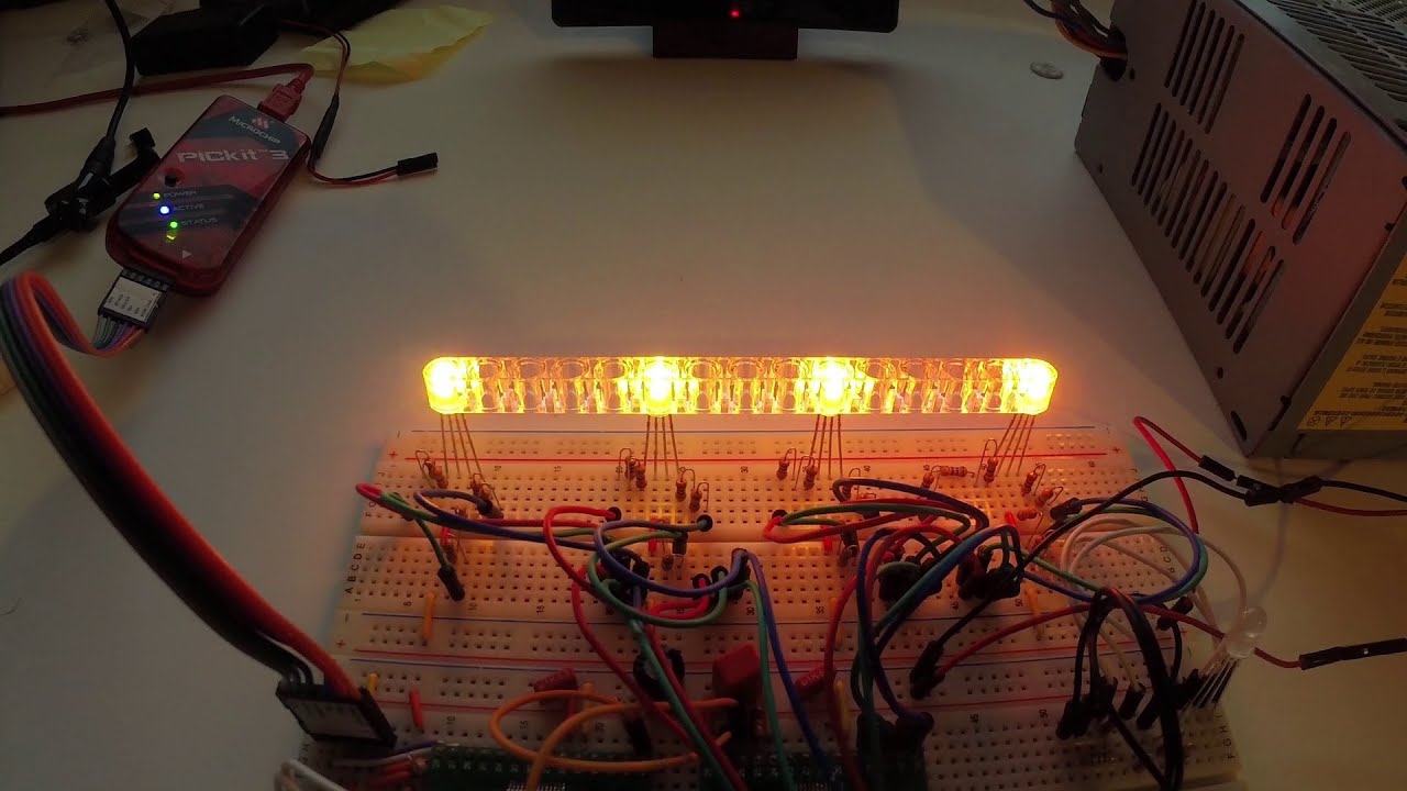 Lego Technic RGB LED Police light bar - YouTube