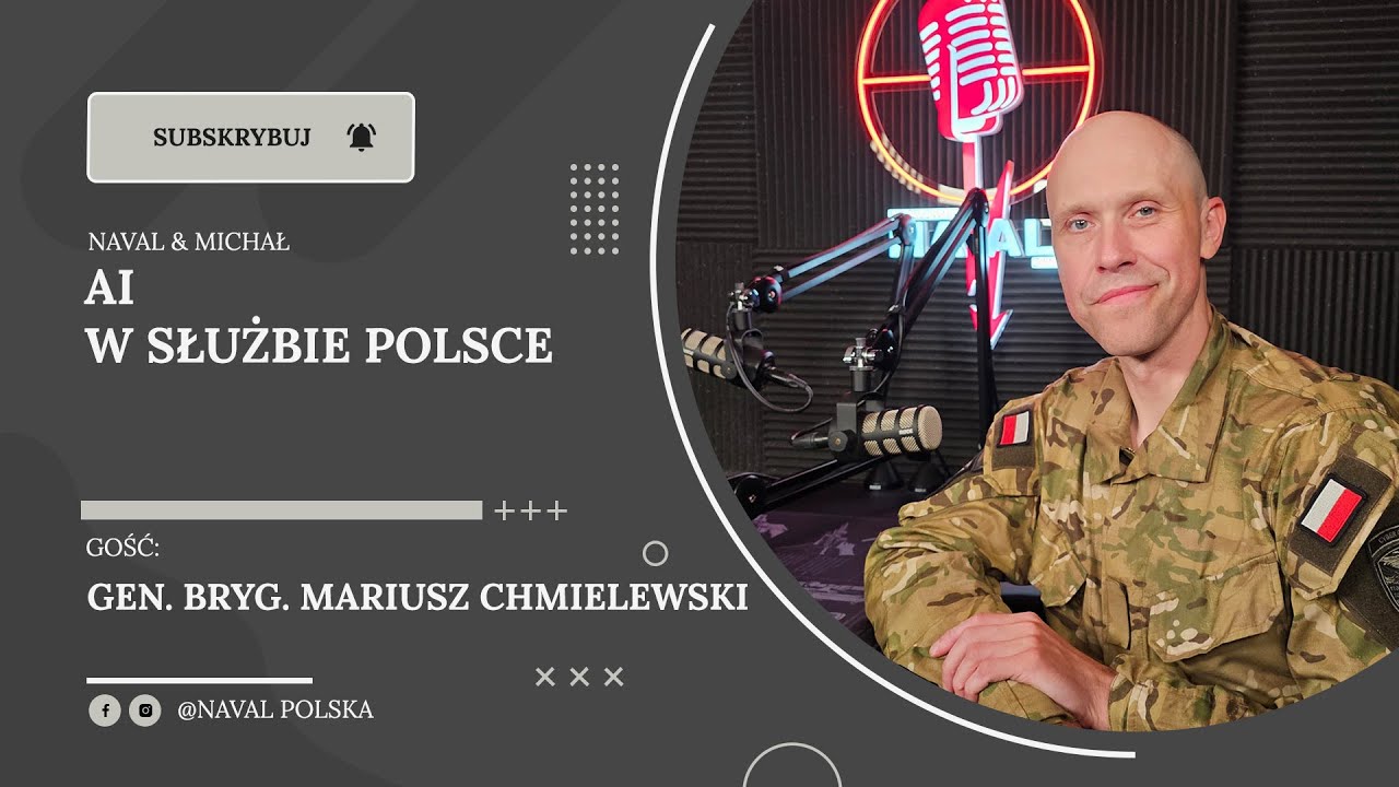 AI w służbie Polsce. Gen. bryg. Mariusz Chmielewski. - YouTube