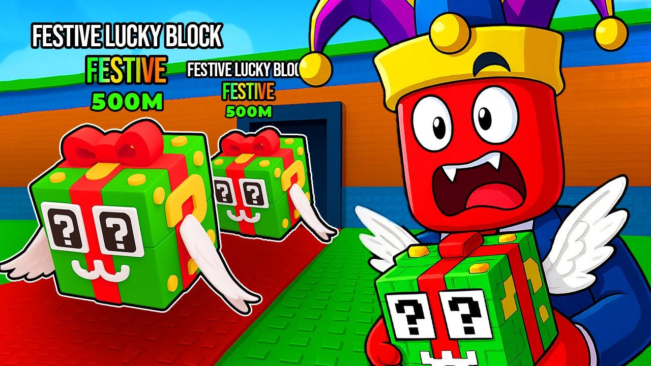 Opening 100 Festive Lucky Blocks On Steal a Brainrot - YouTube