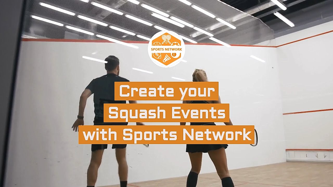Create your own squash event with Sports Network - YouTube