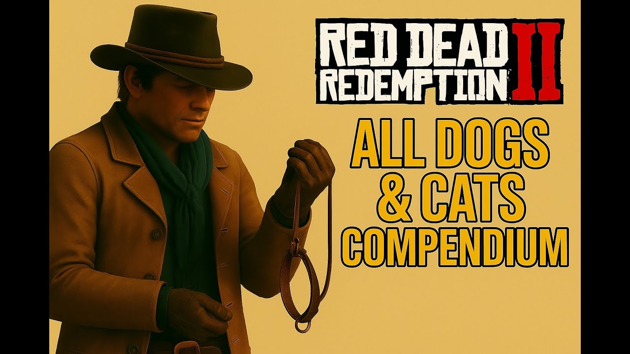 RDR2 - All Dogs and Cats for Compendium - YouTube