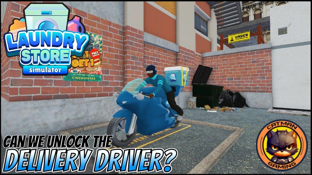 🔴 Day 4: Can We Unlock The Delivery Driver? | Laundry Store Simulator ...