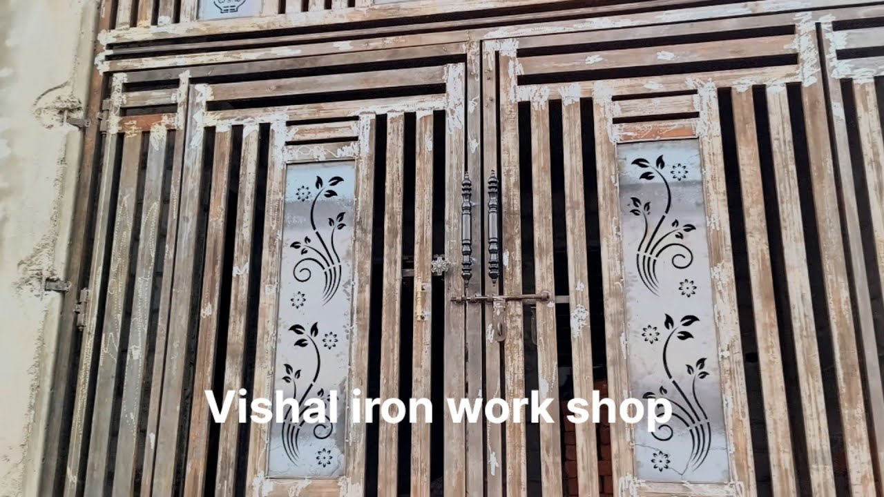 normal main gate design + cnc design - YouTube