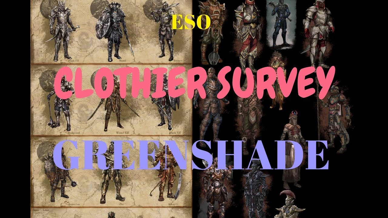 ESO CLOTHIER SURVEY GREENSHADE - YouTube