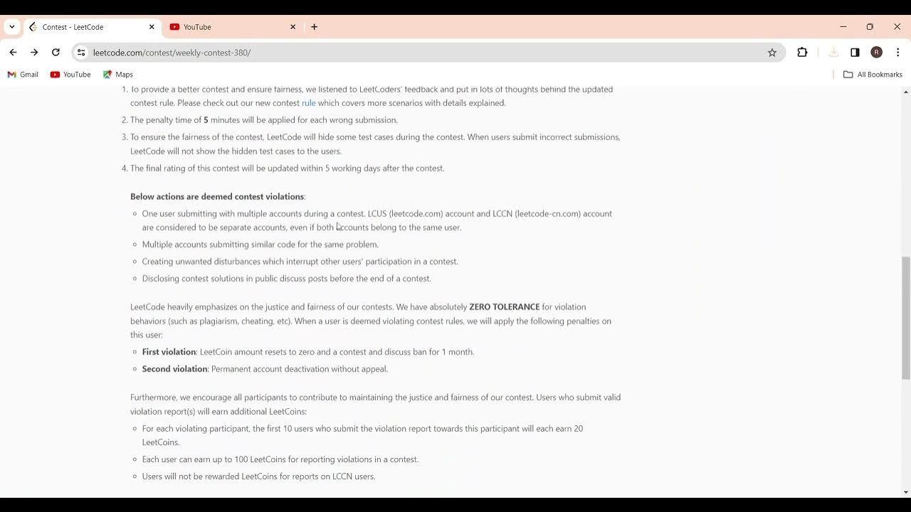 Leetcode Weekly Contest 380 | - YouTube