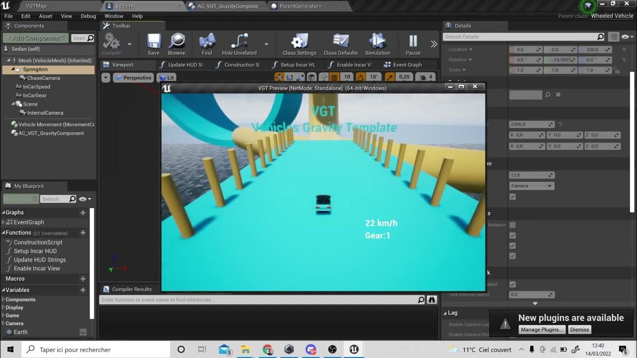 VGT - Complete tutorial - Vehicles Gravity Template for Unreal Engine ...