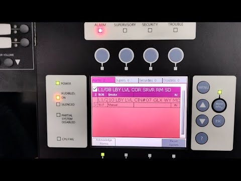 how to disable and enable siemens fire alarm system / Siemens PMI-3 fire alarm control panel ...