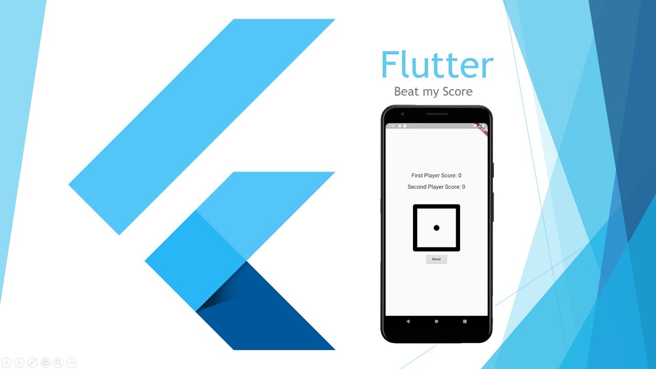 Flutter Beat my Score Game in English