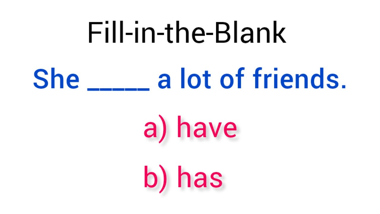 Fill-in-the-Blank ️ | B1 to C1 English Grammar Quiz | Test Your ...