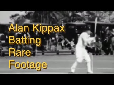 Alan Kippax Batting: Extremely Rare Footage - YouTube