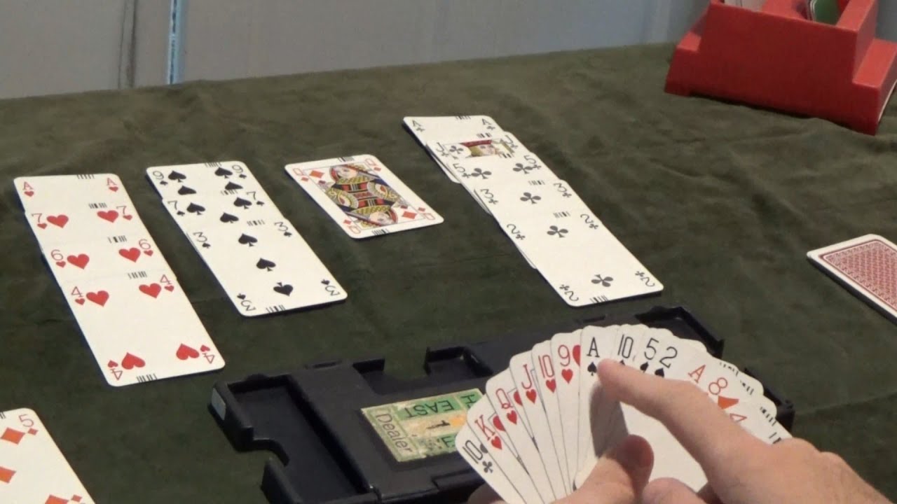 #54 ~ Full Bridge Game - Bidding & card play explained ~ 4 HEARTS ~ #12 ...