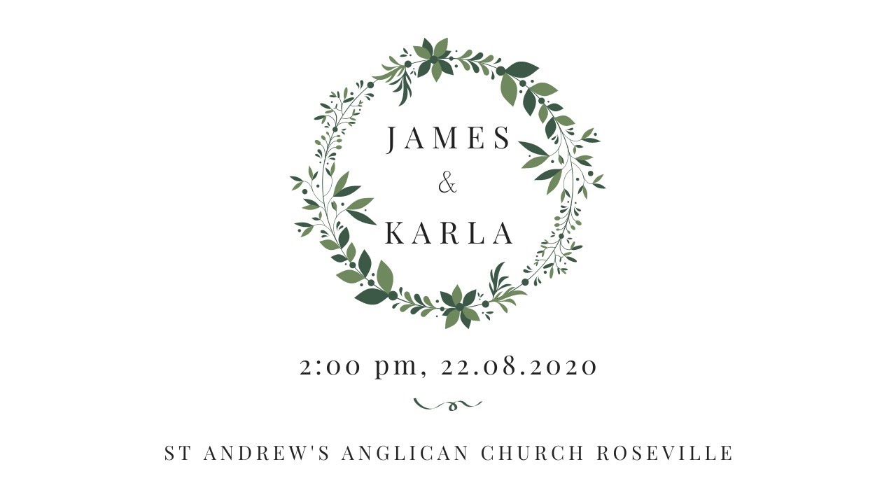 The wedding of James Dimarco and Karla Jeffery - YouTube
