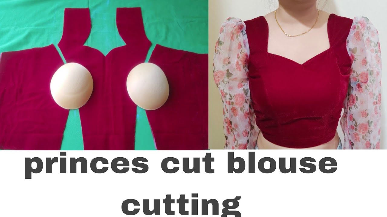 Princes cut Blouse cutting full tutorial by perfect Sewing - YouTube