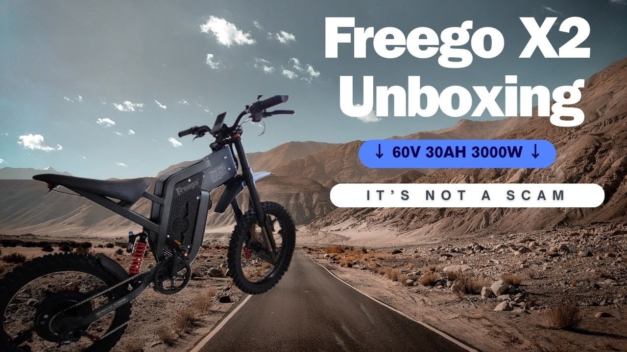 FREEGO X2 60V 30AH 3000W Motor Unboxing. It's not a SCAM!! - YouTube