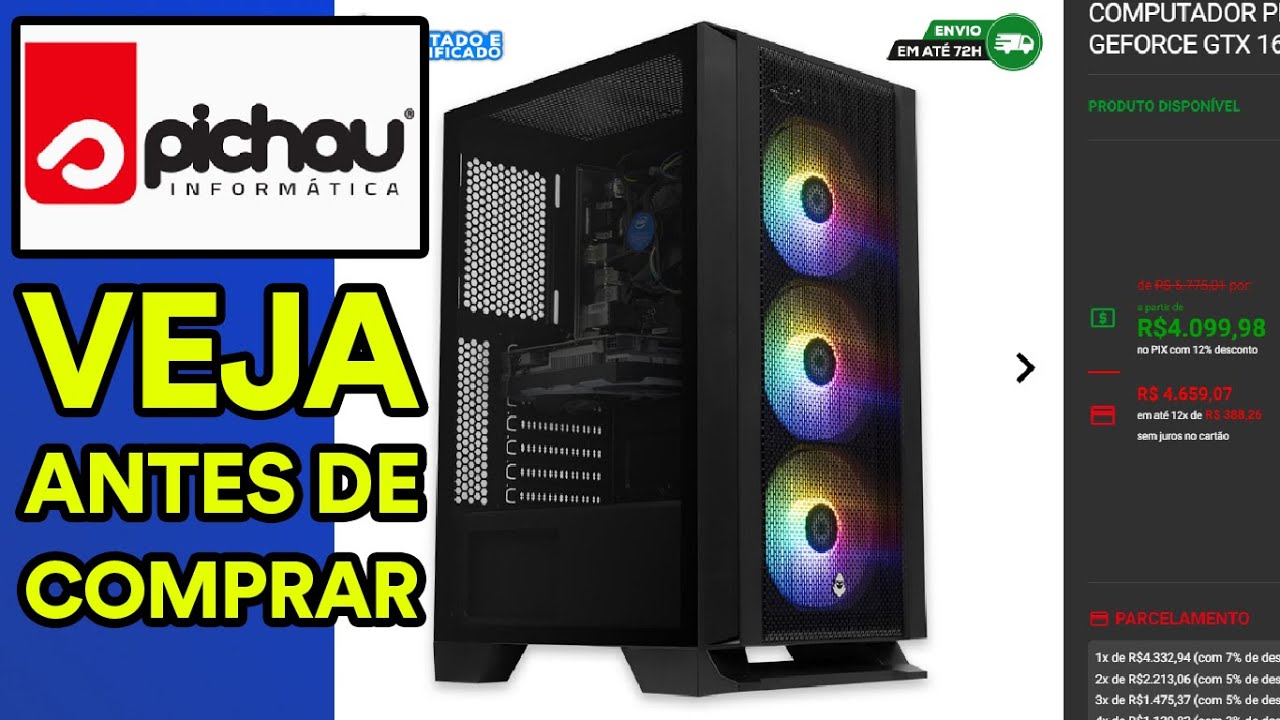 PC GAMER BARATO DA PICHAU! VALE A PENA COMPRAR? (Análise/Review) - YouTube